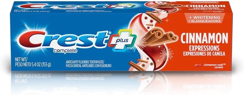 Crest Complete + Cinnamon Expressions Toothpaste 5.4oz 37000670384 | eBay