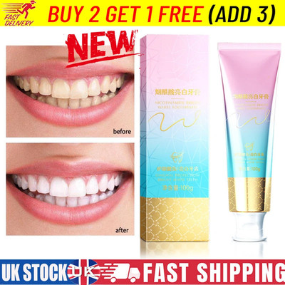 Body Accel -Niacinamide Whitening Toothpaste ~ 100 Grams 3.5 Oz -2025 ...