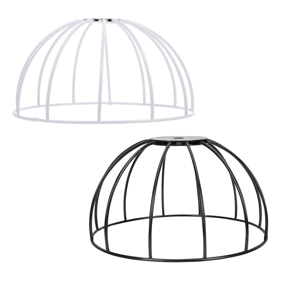 2pcs Lampshade Frame Iron Lamp Shade Ring Fitter Ceiling Lamp Shade ...