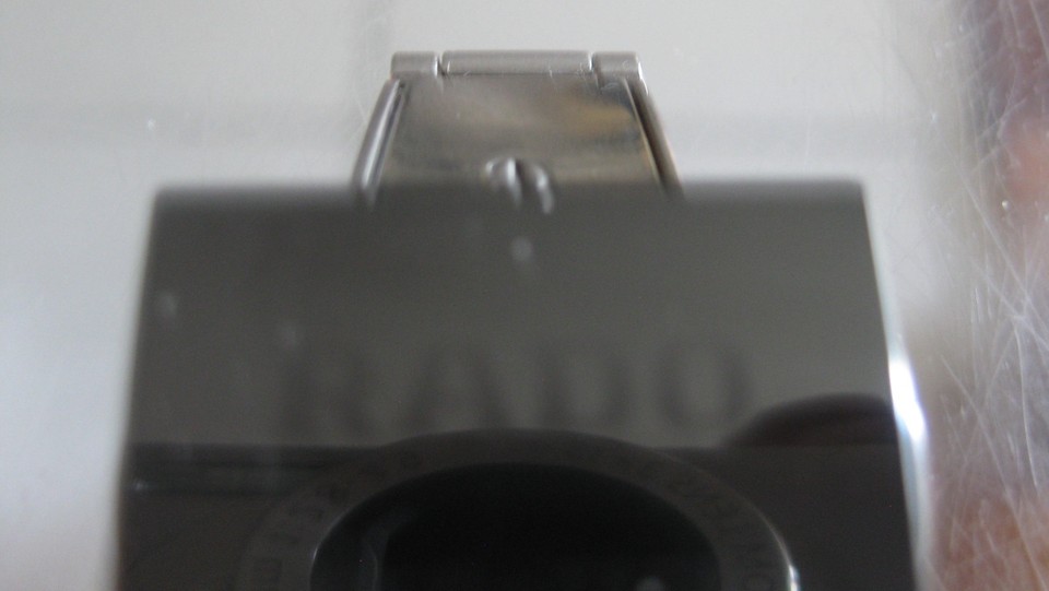 RADO AUTHENTIC STEEL AND CERAMIC 23 mm 20 mm WATCH STRAP DEPLOYMENT ...