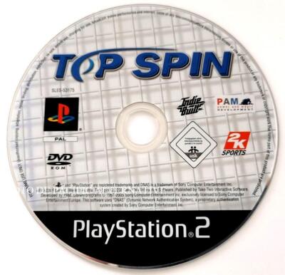 jeu seul TOP SPIN 1 pour PLAYSTATION 2 en francais PS2 enfant sport ...