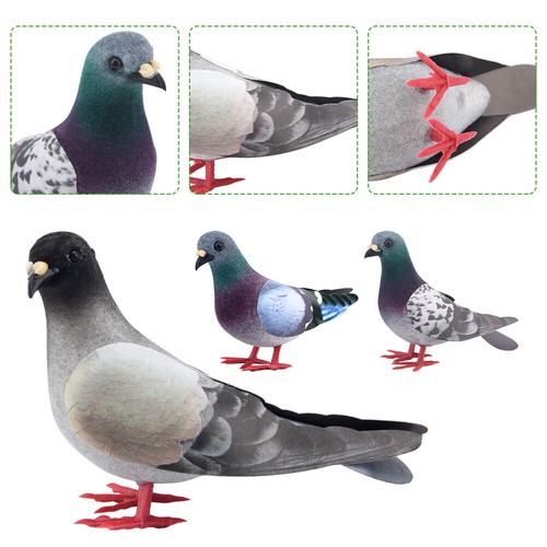 2pcs/3pcs Artificial Bird Wedding Fake Craft Simulation Pigeon ...