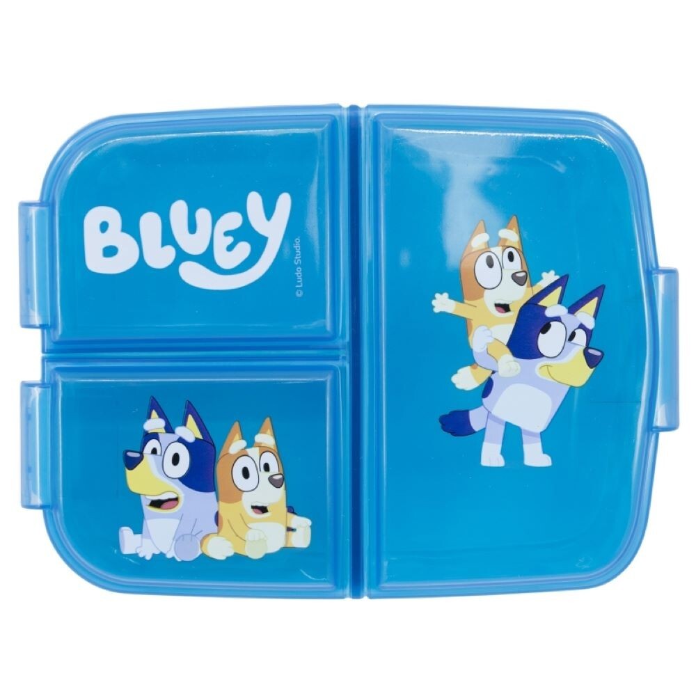 Bluey Kids Character 3 Compartment Sandwich Lunch Box Licenced Item ...