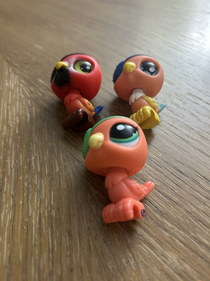 Littlest Pet Shop LPS Authentic Parrot Birds #331 #882 #2599 | eBay