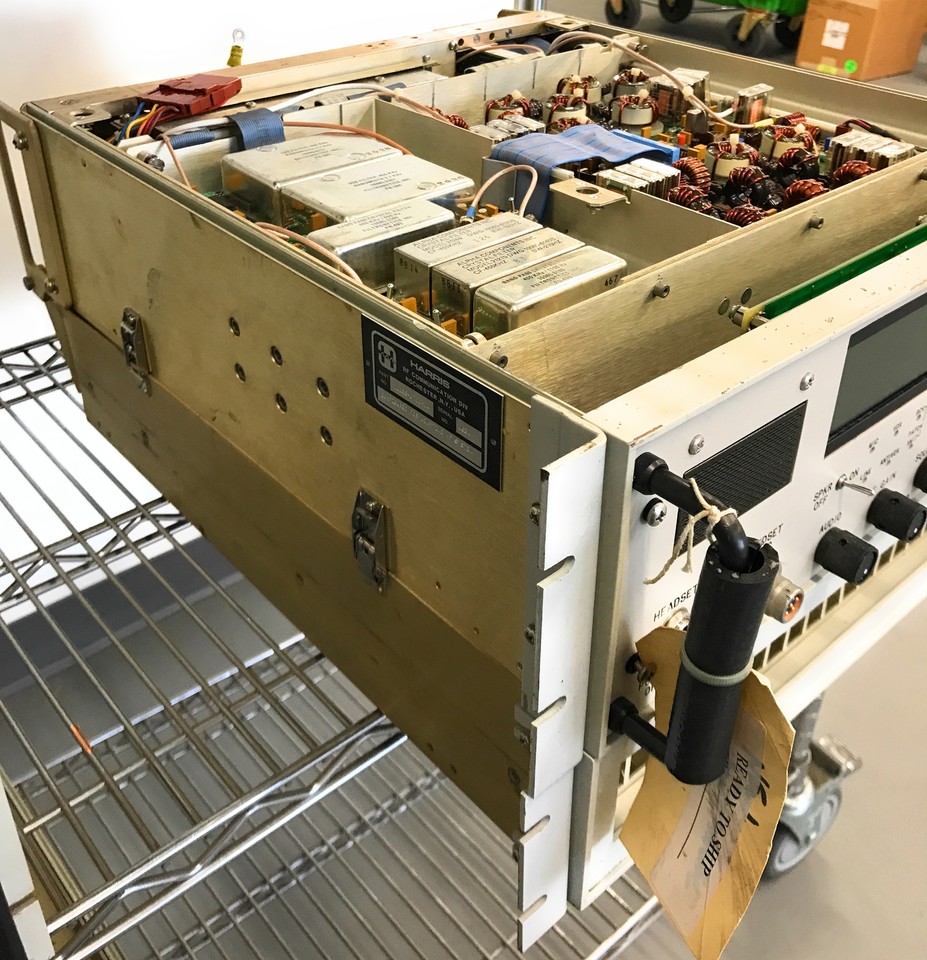 Vintage Military Grade Harris RF-350K HF SSB Ham Radio Transceiver ...