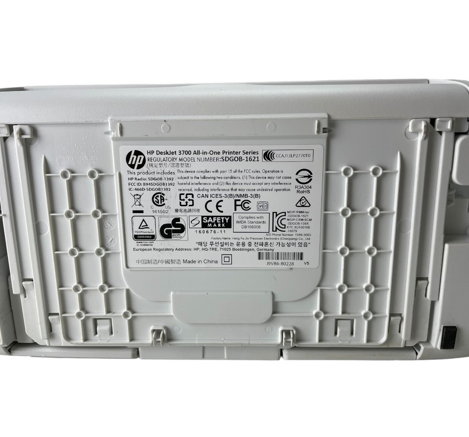 HP DeskJet 3700 All-in-One Wireless Inkjet Series Printer/Scanner ...