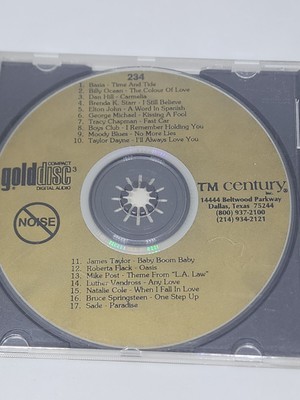 TM Century Gold Disc 234 CD Promo Rare Sade George Michael James Taylor ...
