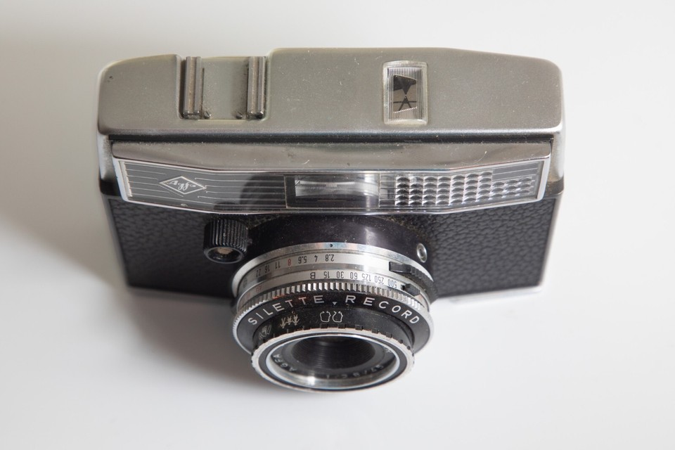 Camera-Agfa Silette Record Silver 1950--24X26mm | eBay UK