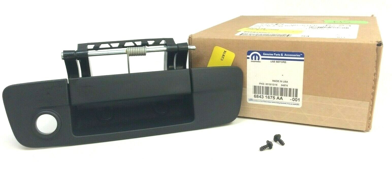 2019 2020 Ram 1500 black rear tailgate Hatch Door Handle new OEM ...