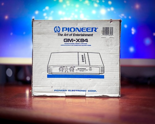 PIONEER GM-X84 🌈RaRe🌈 Car Vintage Power Amplifier | eBay