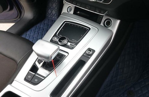 >For Audi Q5 2018-2020 2023 ABS Matte Silver Gear Shift Knob Shifter ...