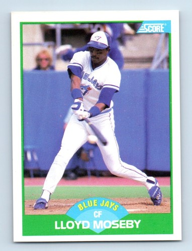 1989 Score Lloyd Moseby Toronto Blue Jays #12 | eBay