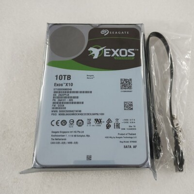 Seagate Exos X10 ST10000nm0046 10TB SATA Internal Hard Drive Warranty 1 ...