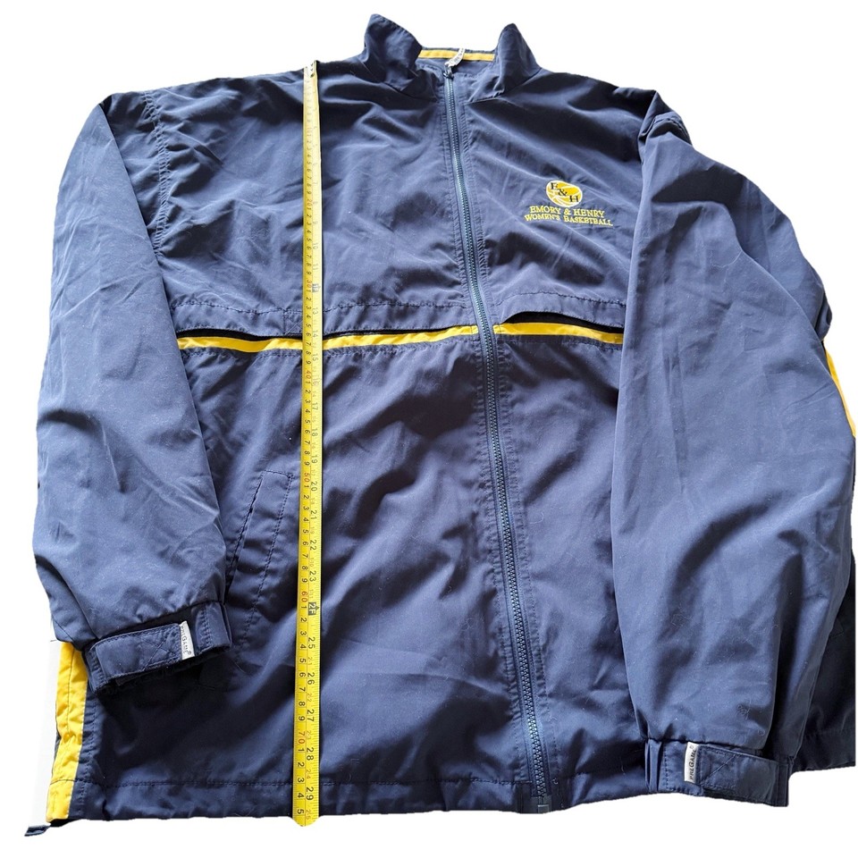 Women's Emory & Henry Basketball Blue Windbreaker Jacket XL Extra Large ...