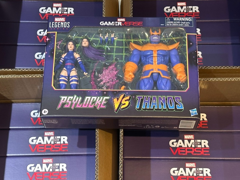 Marvel Legends GamerVerse 6" Psylocke vs Thanos 2-Pack IN HAND NOT ...