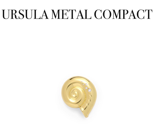 Besame Cosmetics Disney Villains Ursula Shell Compact D23 Exclusive NEW ...