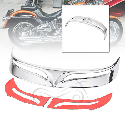 Motorcycle Chrome Rear Fender Edge Trim Tip Trailing For Harley Fat Boy ...