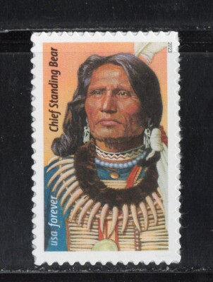 5798 * CHIEF STANDING BEAR * U.S. Postage Stamp Single MNH | eBay