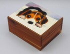 Beagle Sad Puppy Eyes Keepsake Jewelry Trinket Cedar Wood Box | eBay