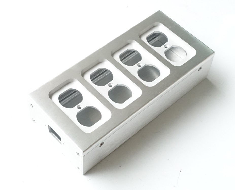 Aluminum electrical outlet box / power socket chassis outlet Enclosure ...