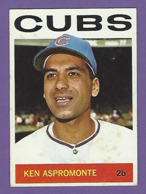1964 Topps - #252 Ken Aspromonte - Chicago Cubs - VgEx ST CENTERED (hs ...