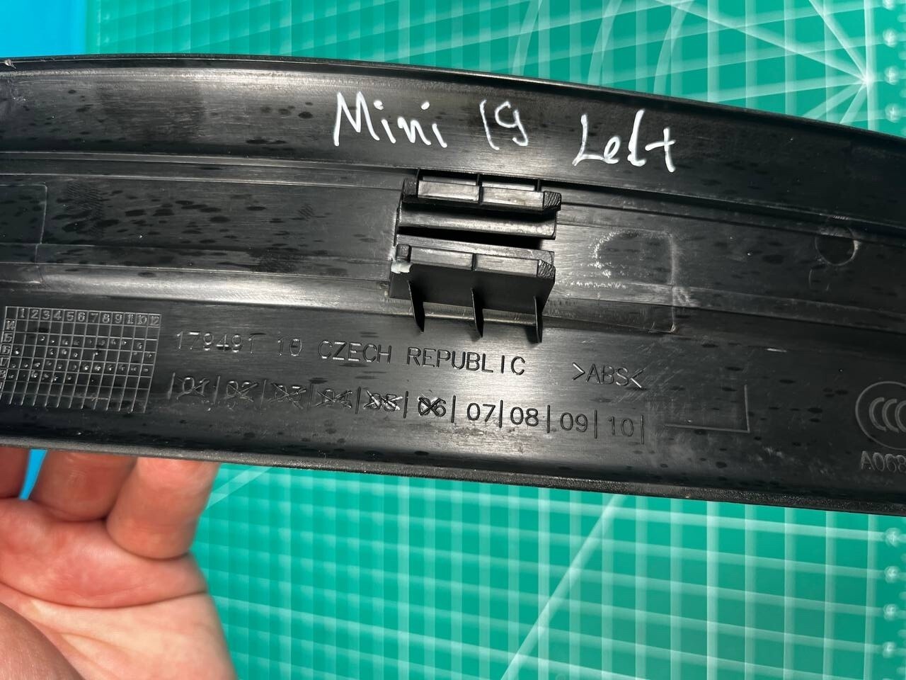 16-24 MINI COOPER CLUBMAN Rear Left Door Sill Scuff Trim Plate OEM ...