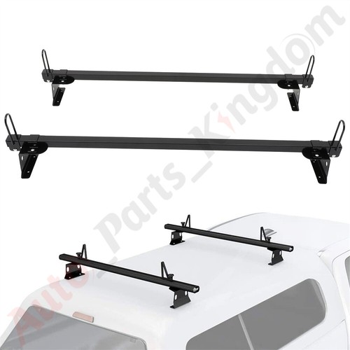60'' Steel 2xLadder Roof Racks Cross Bar Aluminum Cargo Carrier ...