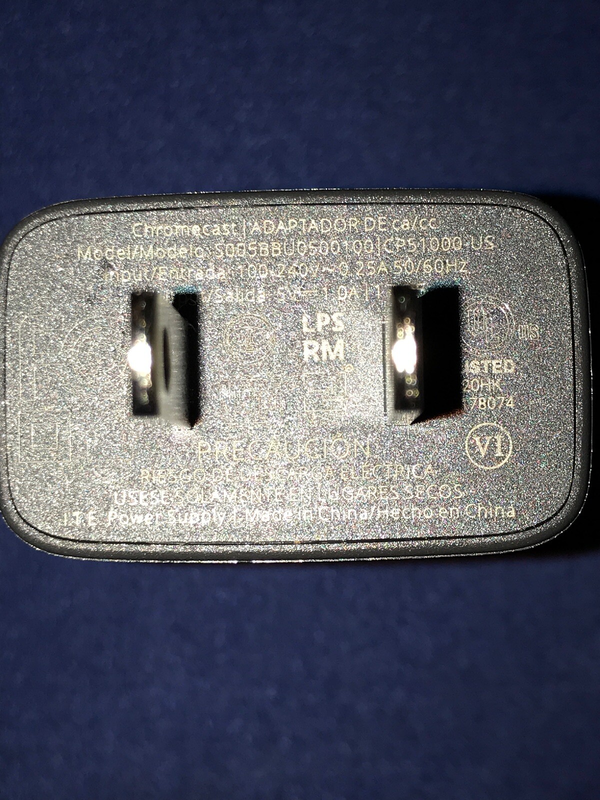 Original Google Chromecast Charger 5V 1.0 Amp AC Power Adapter ...