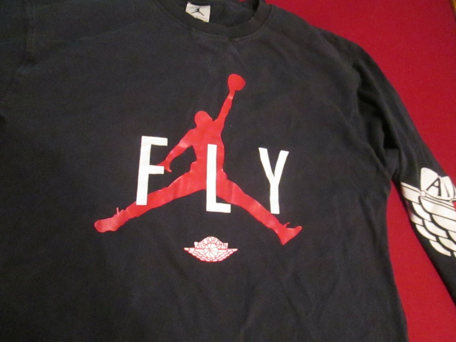 Vintage Michael Jordan Air Logo Shirt Long Sleeve Loo… - Gem