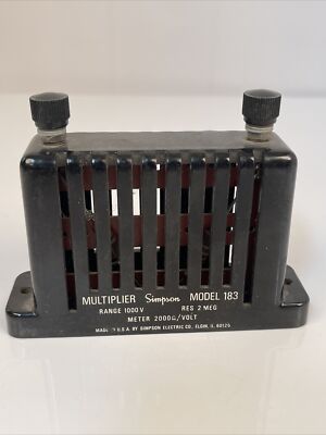 Amp & Voltmeters - Simpson Model