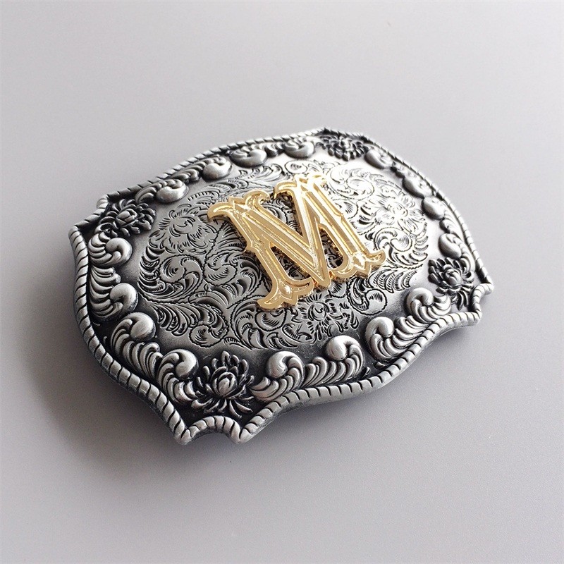 Western Initial Letter M Belt Buckle Gurtelschnalle also Stock in US | eBay