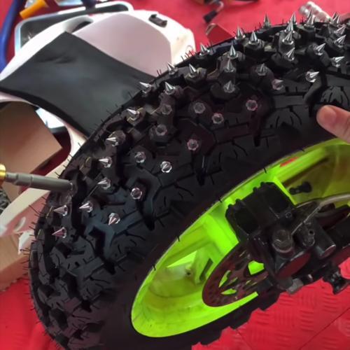 Motorcycle ATV Wheel Trim Nail Snow Spike Anti Slip 50Pc Screw Metal ...