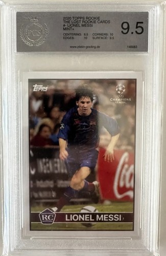 2020 Topps The Lost Rookie Cards RC - FC Barcelona Lionel Messi PSA 9.5 ...