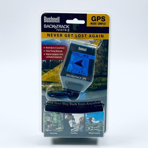 Bushnell BackTrack Point 5 Handheld GPS Hiking Outdoor Trail ...