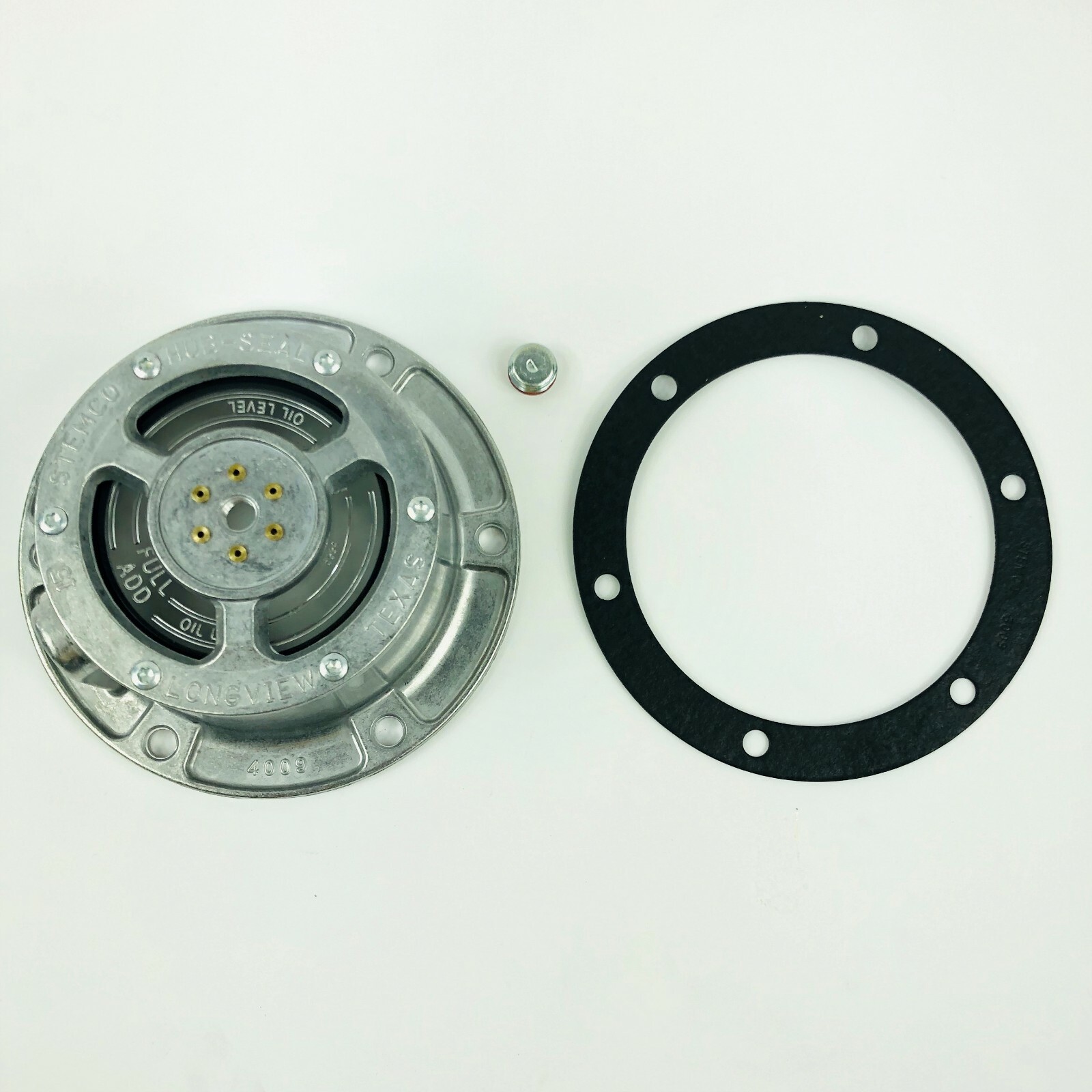 STEMCO 343-4370 PSI HUB CAP 6 HOLES, 5-1/2" BOLT CIRCLE, 2-13/16 ...