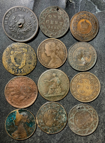 Old Canada Coin Lot - 1820-1906 - 12 VINTAGE COINS - Lot #U30 | eBay