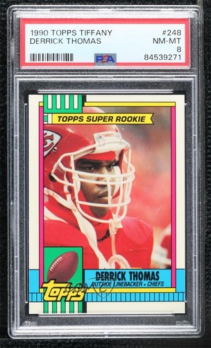 1990 Topps Collector's Edition (Tiffany) Derrick Thomas #248 PSA 8 HOF ...