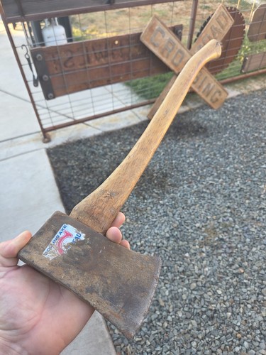Collins Single Bit Boys Axe 26in. Wood Handle Vintage | eBay