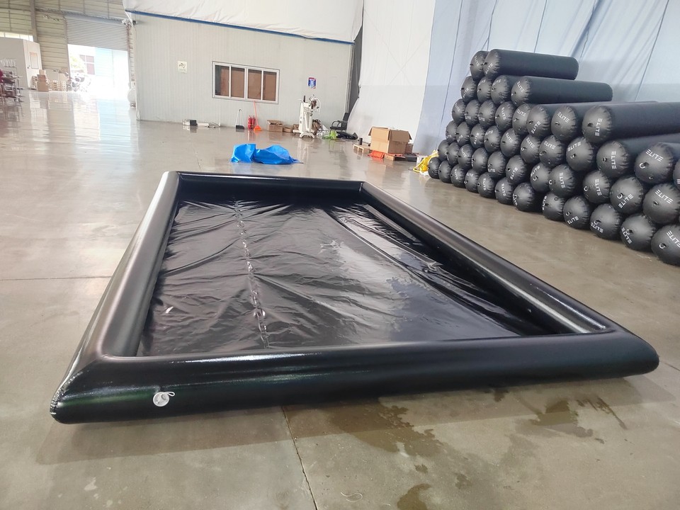 Inflatable Car Wash Mat Eco-environment Water Collector Containment Mat ...