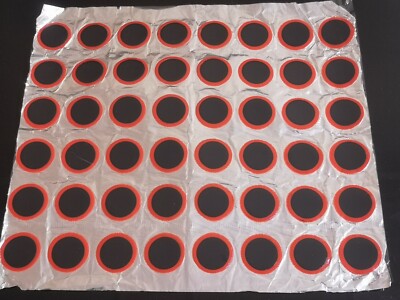 48pcs 25mm Round Rubber Patch Piece Tire Repair Tools Kits for Bike ...