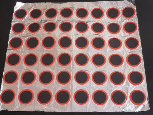 48pcs 25mm Round Rubber Patch Piece Tire Repair Tools Kits for Bike ...