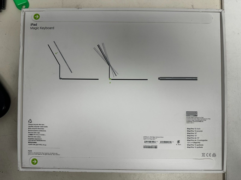 (Sealed) Apple Magic 13" Keyboard A2974 Black for M4 iPad Pro (w/Apple ...