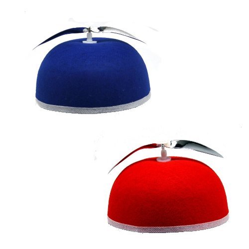 Blue Propeller Cap Hat Beanie Adult Halloween Costume Accessory for ...