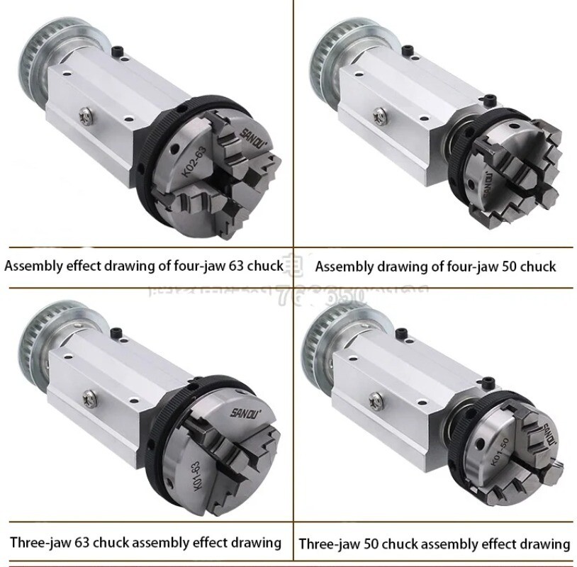 Mini Lathe, Woodworking Beading Machine Spindle Assembly, DIY Beading ...