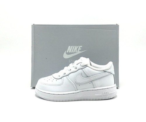 NIKE AIR FORCE 1 LE (TD) WHITE/WHITE (DH2926 111) Size 7C Toddler ...