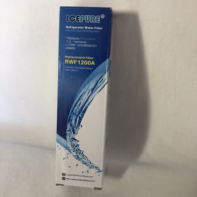 IcePure Refrigerator Water & Ice Replacement Filter Kenmore LG RWF1200A ...