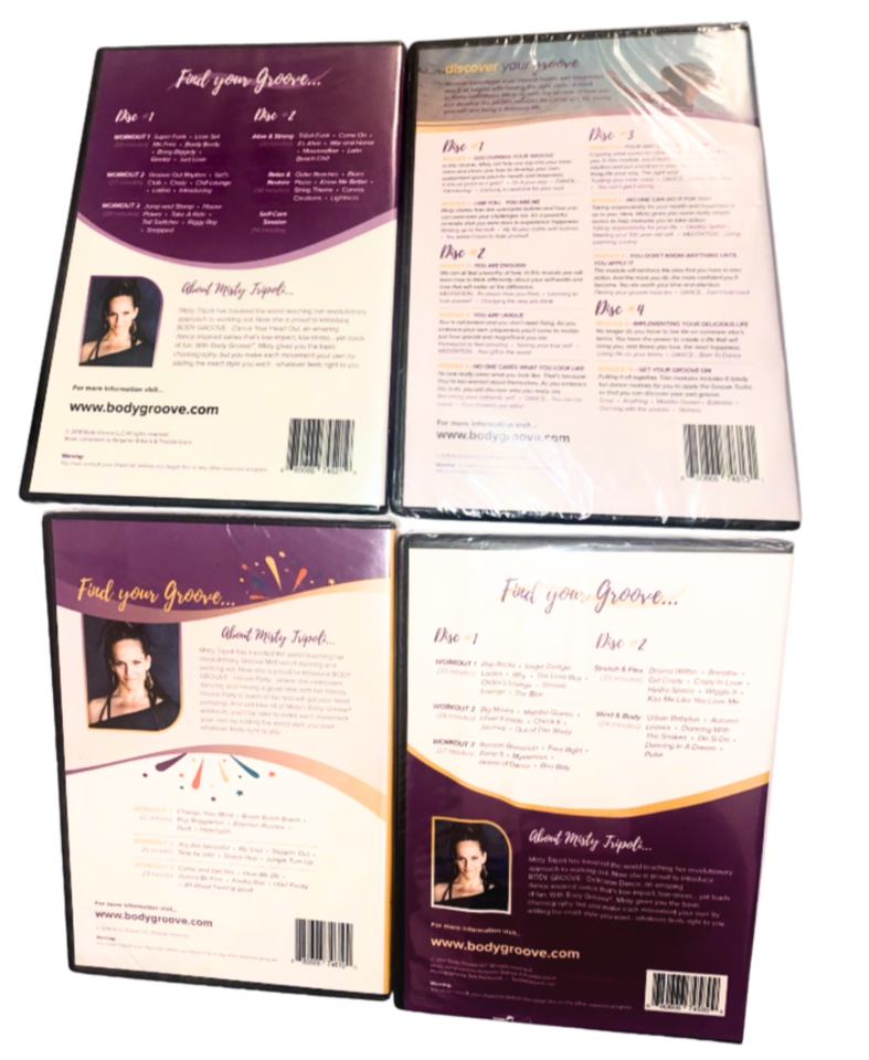 Lot of 4 Body Groove Misty Tripoli DVDs Dance Workout | eBay