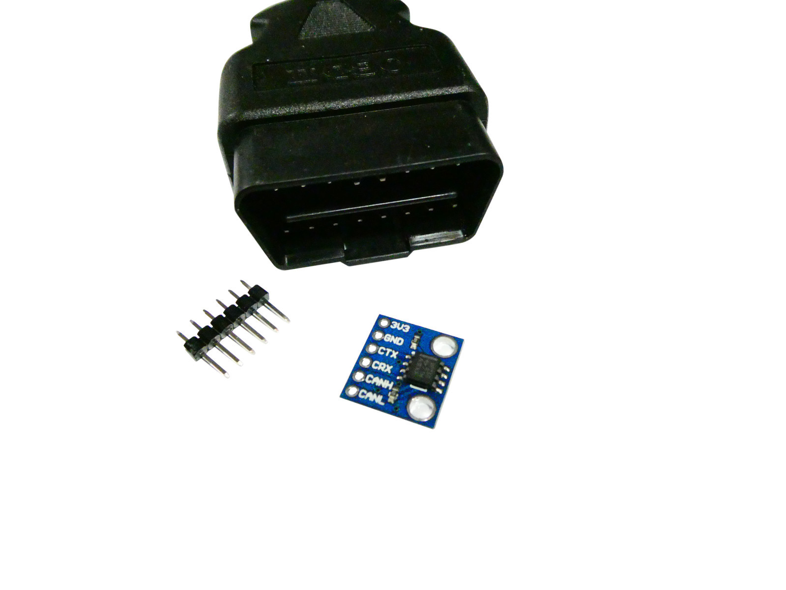 MALE OBDII OBD2 Adapter Cable + SN65HVD230 CJMCU-230 CAN Bus ...