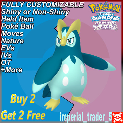 Pokemon Brilliant Diamond & Shining Pearl Shiny Prinplup 6IV ...