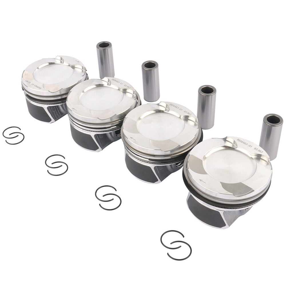 4x Pistons Rings Set 84mm CR 10:1 Nural Goetze For BMW 125i 320i 328i ...